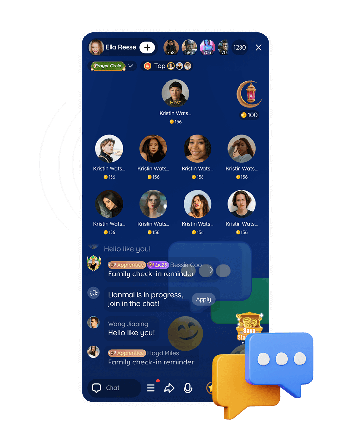 Saya - Game, Party, Chat